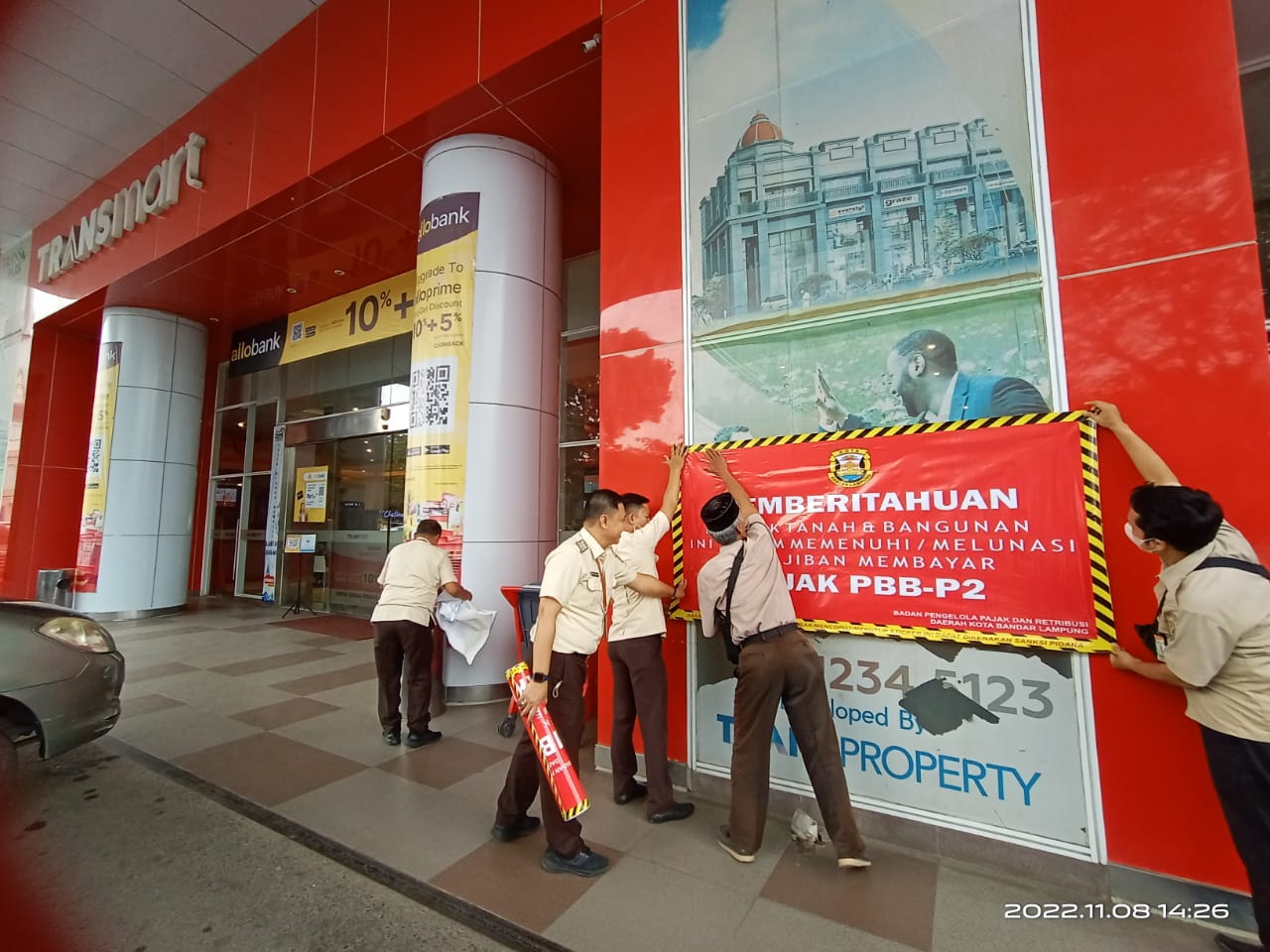 Sempat Disegel, Mall Transmart Langsung Lunasi PBB