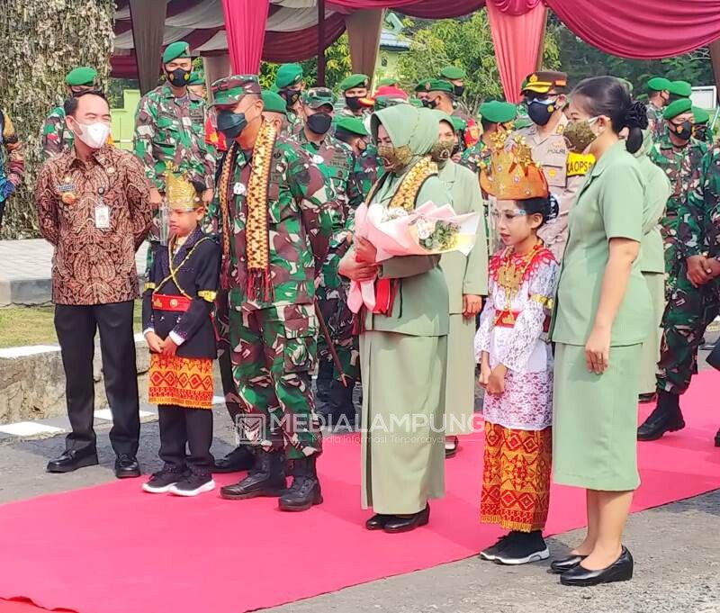 Danrem 043/Gatam Berkunjung ke Markas Kodim 0427